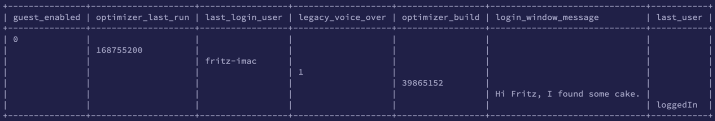 How to Read Nested Complex Plists in Osquery