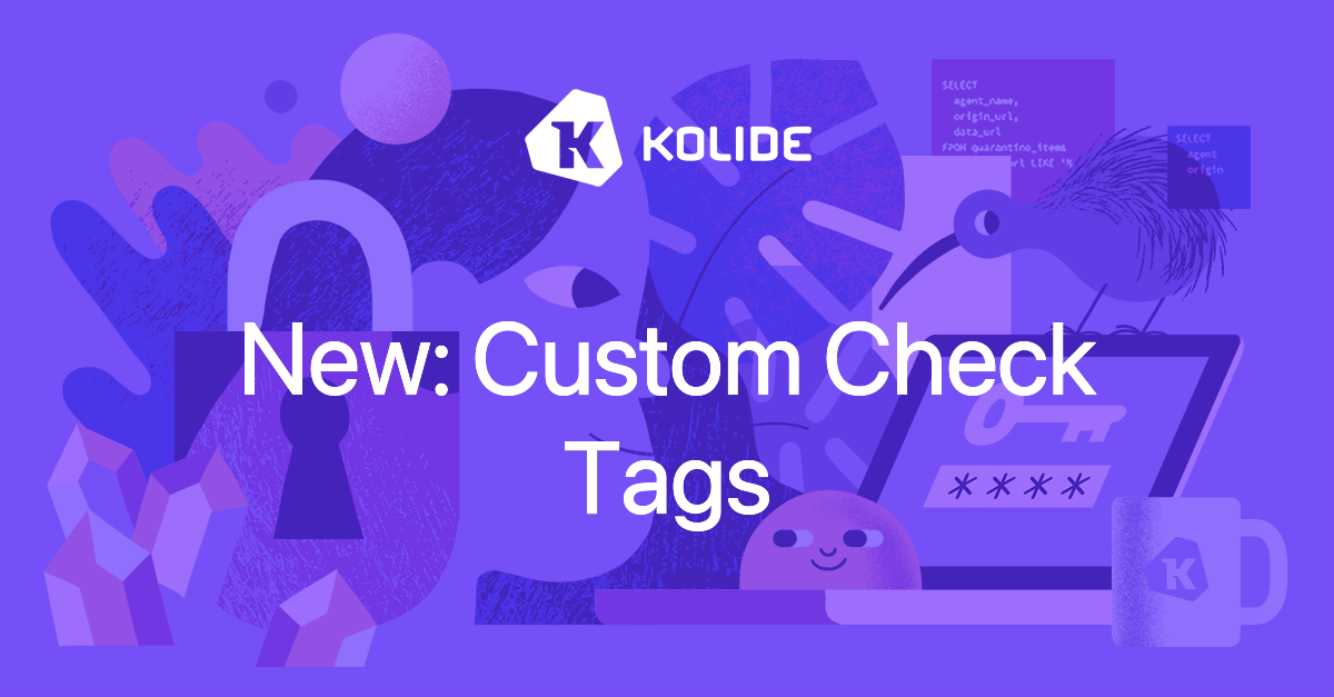 New: Custom Check Tags