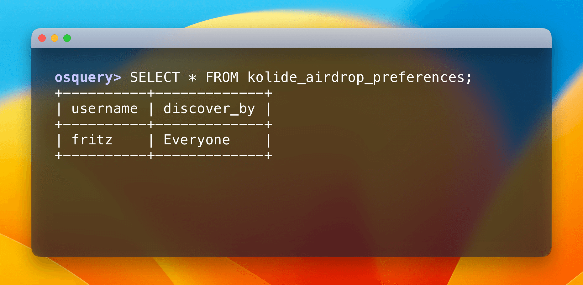 How to Run Osqueryi With Kolide Launcher Tables