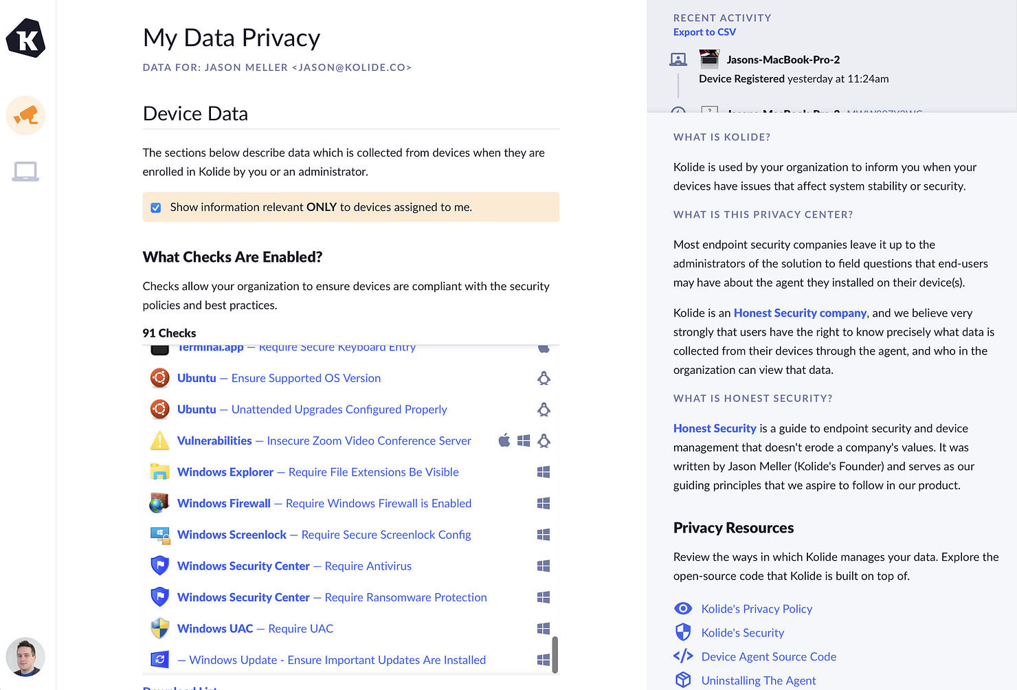 Users | Kolide by 1Password