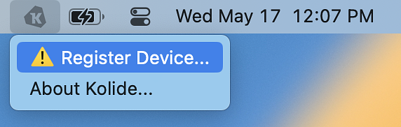 Device Registration | Kolide by 1Password