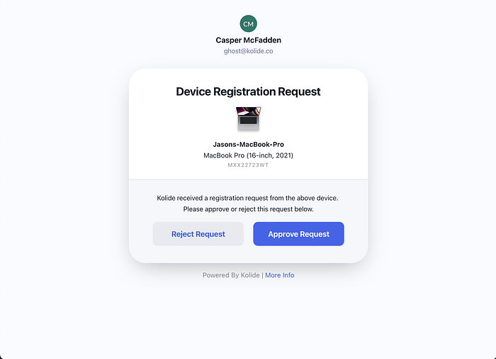 Device Registration | Kolide by 1Password
