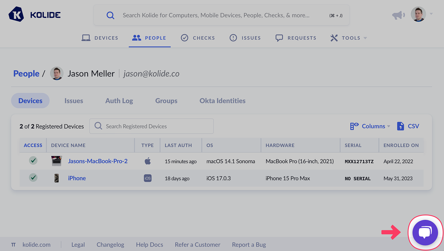 Support | Kolide by 1Password