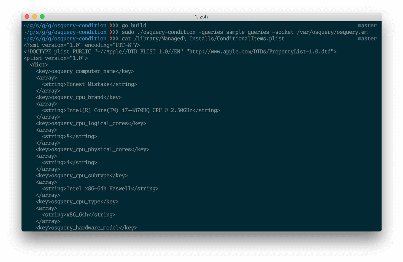 How to Use Munki Conditions With Osquery