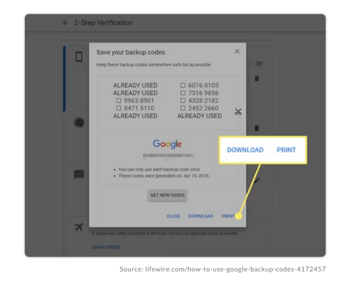 How to Store Your 2FA Backup Codes Securely